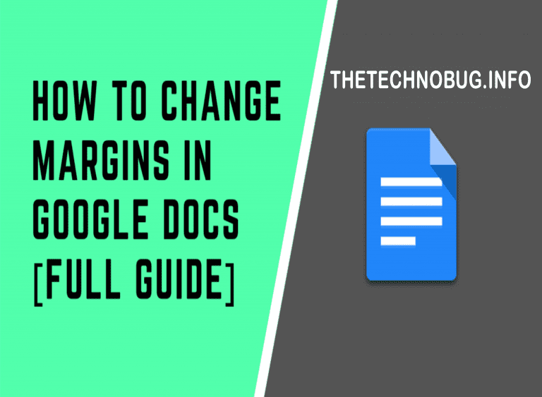 How To Change Margins In Google Docs In 2020